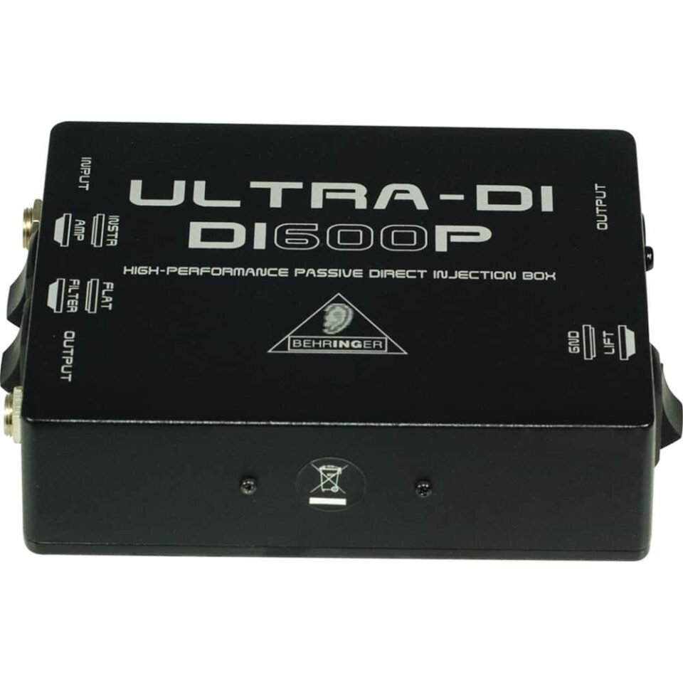Direct Box Passivo Ultra-DI DI600P BEHRINGER - Pro Áudio SP - Som ...